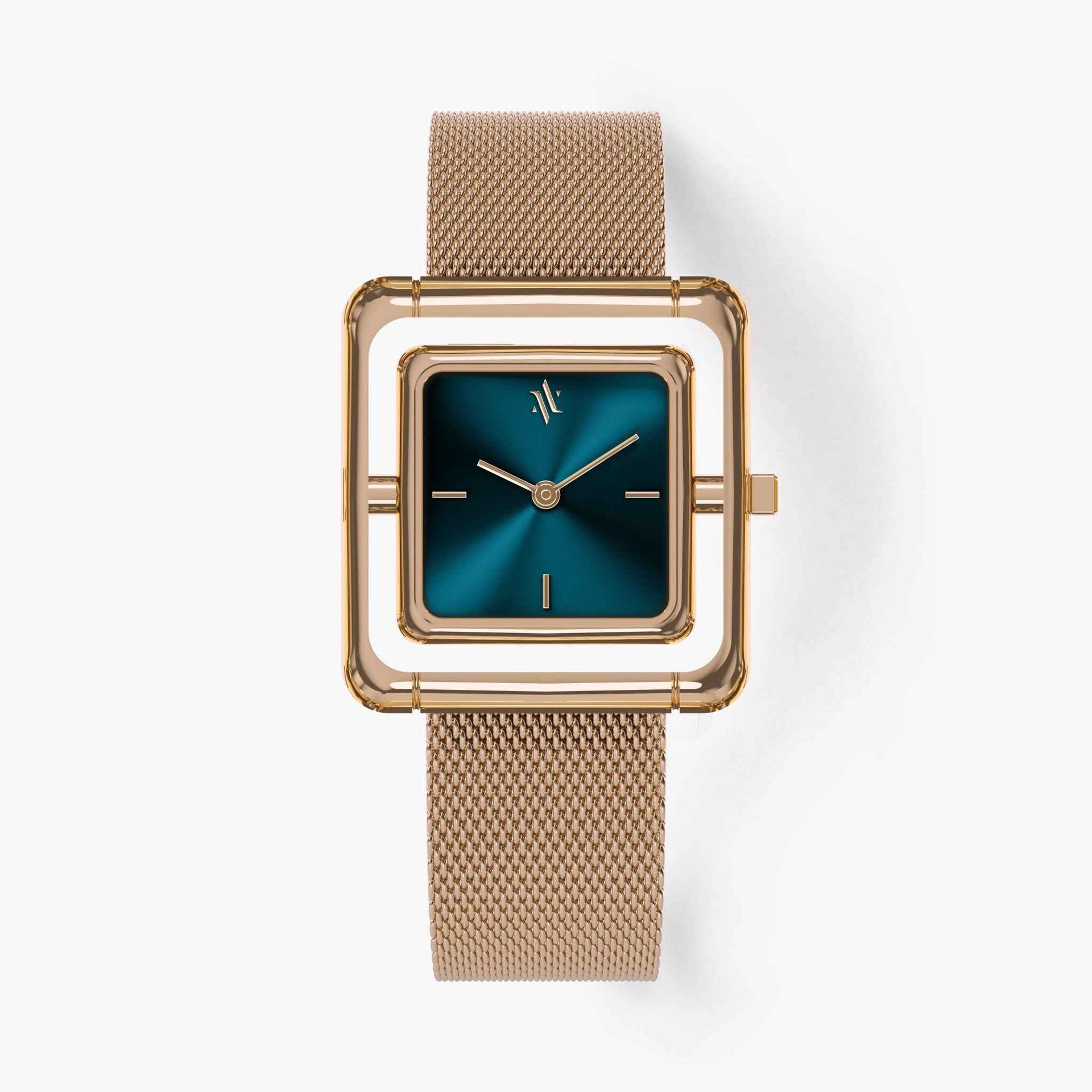 Umbra Blue Ocean Women's Watch in Rose Gold | VANNA